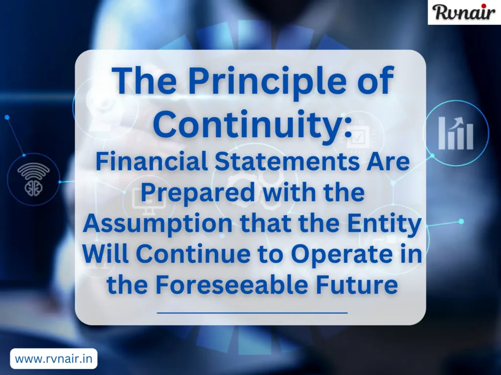 The Principle of Continuity – The Financial Controller